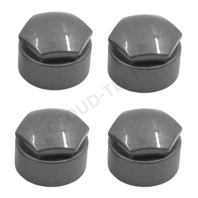 4x For AUDI A3 A4 A5 GLOSS GREY LOCKING WHEEL BOLT NUT COVERS | eBay UK