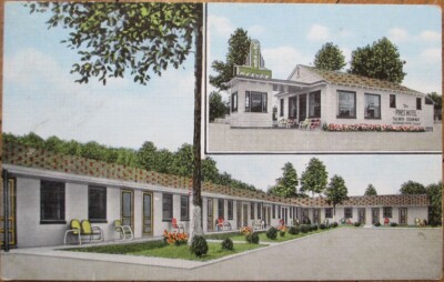 Oneida, TN 1940 Postcard, The Pines Motel, Tennessee Tenn | eBay