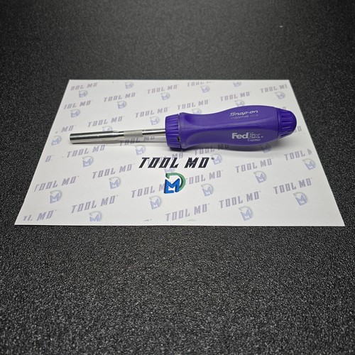Snap-on Tools USA RARE PURPLE FedEx "AMT DAY" Ratcheting Screwdriver ...