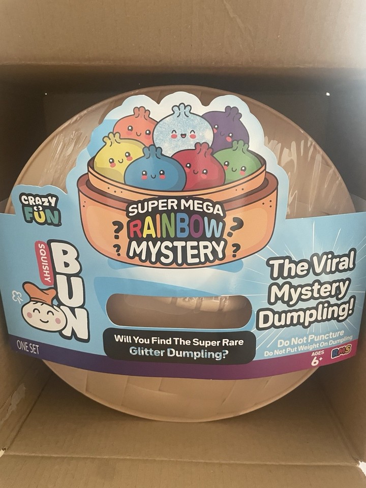 SUPER MEGA Rainbox Mystery DUMPLING Bun VIRAL NEW | eBay