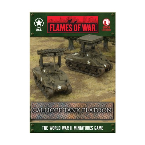 Battlefront FoW WWII USA 15mm Calliope Tank Platoon VG+/NM | eBay