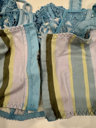 Aubade Paris Bra Corset Lingerie Striped Size 34B Sexy Intimates Womens ...