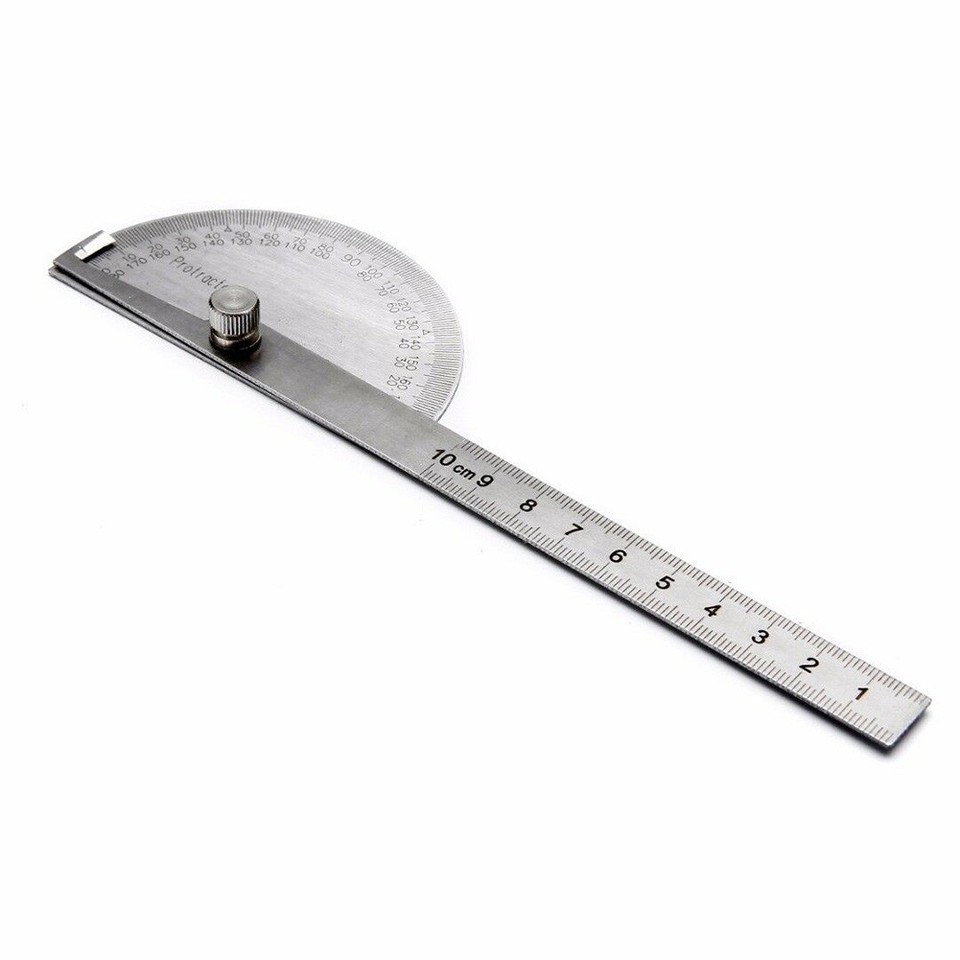 Protractors SAE Protractor Stainless Steel CNC Measurement Metalworking ...
