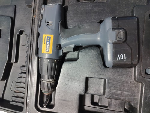 Nikota Cordless Heavy Duty 1/2inch Drill with 18V Battery and Case ...