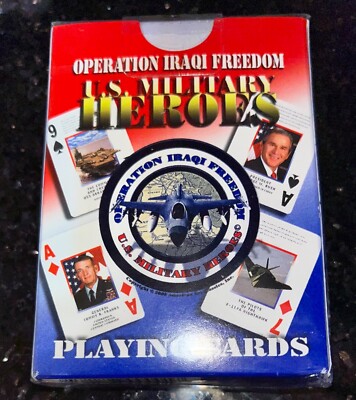 Operation Iraqi Freedom US Military Heroes Playing Cards | eBay