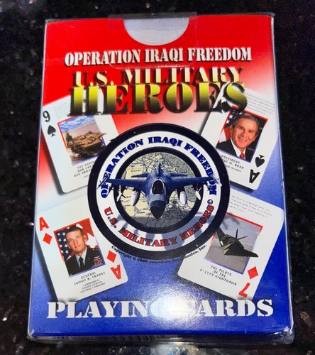 Operation Iraqi Freedom US Military Heroes Playing Cards | eBay