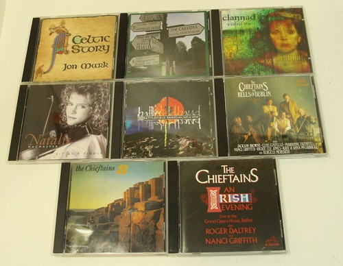 CD Lot of 8: Irish, Celtic, Gaelic Folk - Chieftains, Clannad, Cassidys ...