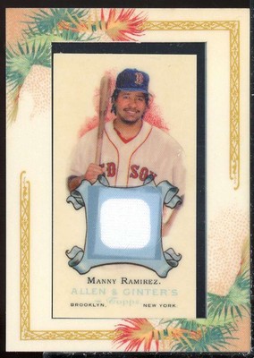 Manny Ramirez Card 2006 Topps Allen and Ginter Relics #MR | eBay