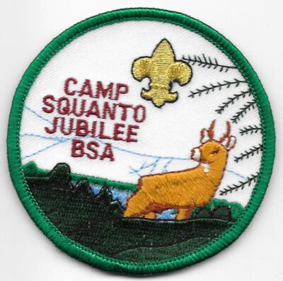 Camp Squanto Old Colony Council Jubilee Emb. over Pellon Back Boy ...