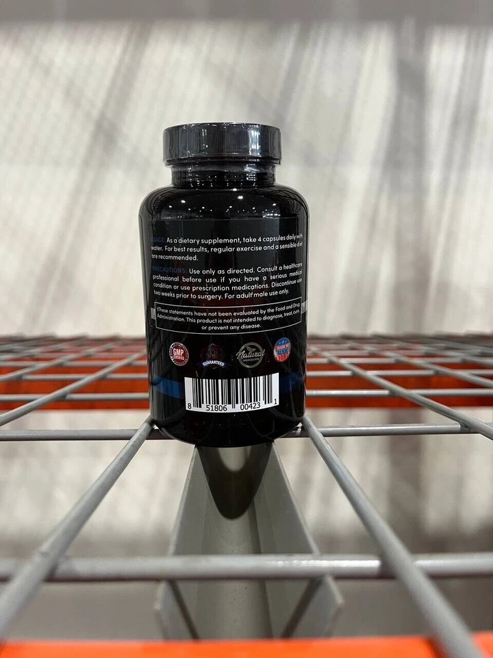 High T Black Testosterone Booster Strength Stamina Sex Drive 120 ...