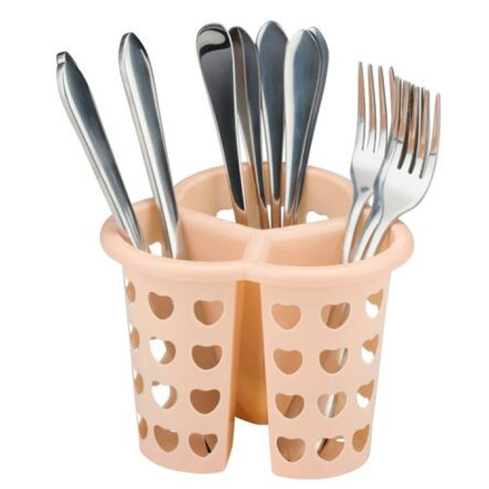 Plastic 3 Section Cutlery Holder Utensil Drainer Sink Tidy Caddy Pencil ...