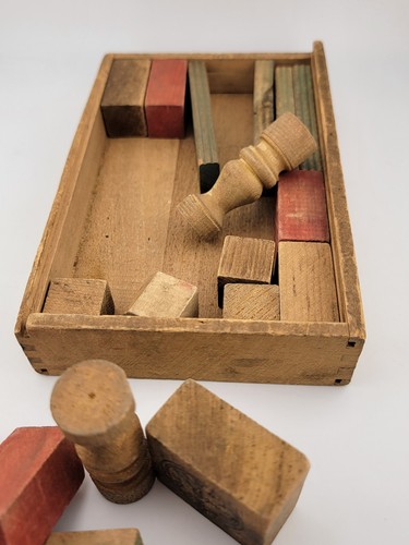 Antique Set Of Architectural Building Blocks "One Set A" C 1890. Made ...