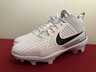 Nike Alpha Menace Strong Football Cleats White Grey IB2572-106 Size 13. ...