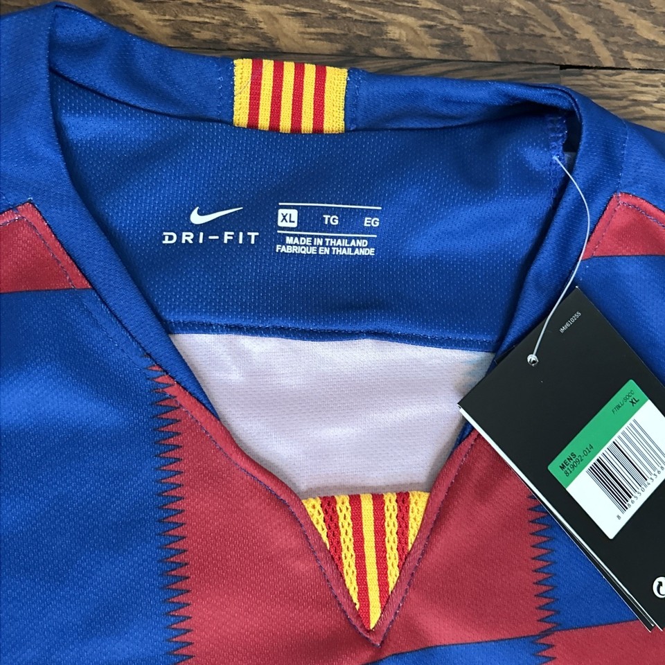 Lionel Messi #10 FC Barcelona NIke Jersey Mens Size XL Rakuten 2019 ...