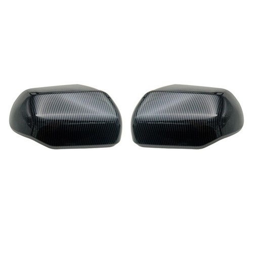 Car Carbon Fiber Rearview Side Glass Cover Trim Frame Side Caps for ...