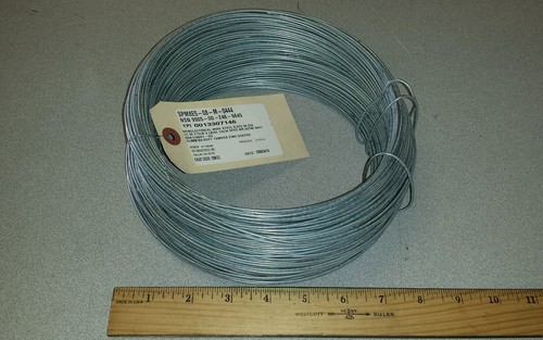 C&F Wire ASTM A641 5 lb. Spool NonElectrical Temper Zinc Steel Wire 0. ...