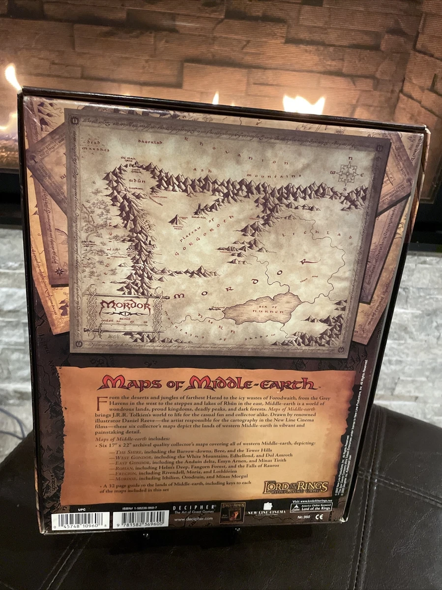 Mordor Lord Of The Rings Map