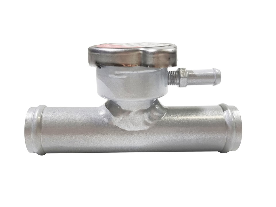 1" 25mm Hose Radiator Universal Aluminium Inline Filler Neck Pipe W/1.1 ...