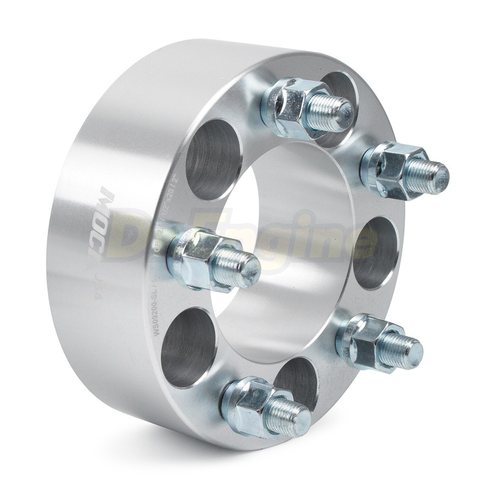 For Jeep Wrangler TJ YJ 1/2"x20 82.5mm 2 Inch Spacers 2Pc 5x4.5 Wheel Spacers | eBay