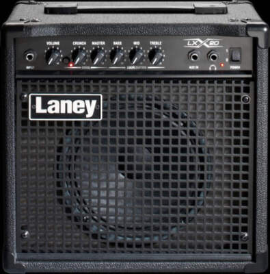 LANEY LX20R 20 Watt Solid-State Combo Guitar Amp with REVERB | eBay
