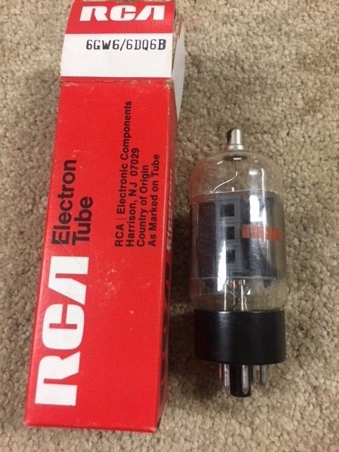 VACUUM TUBE RCA 6GW6 6DQ6B NOS- ORIGINAL BOX-NIB - TAKE A LOOK- INV 46A ...
