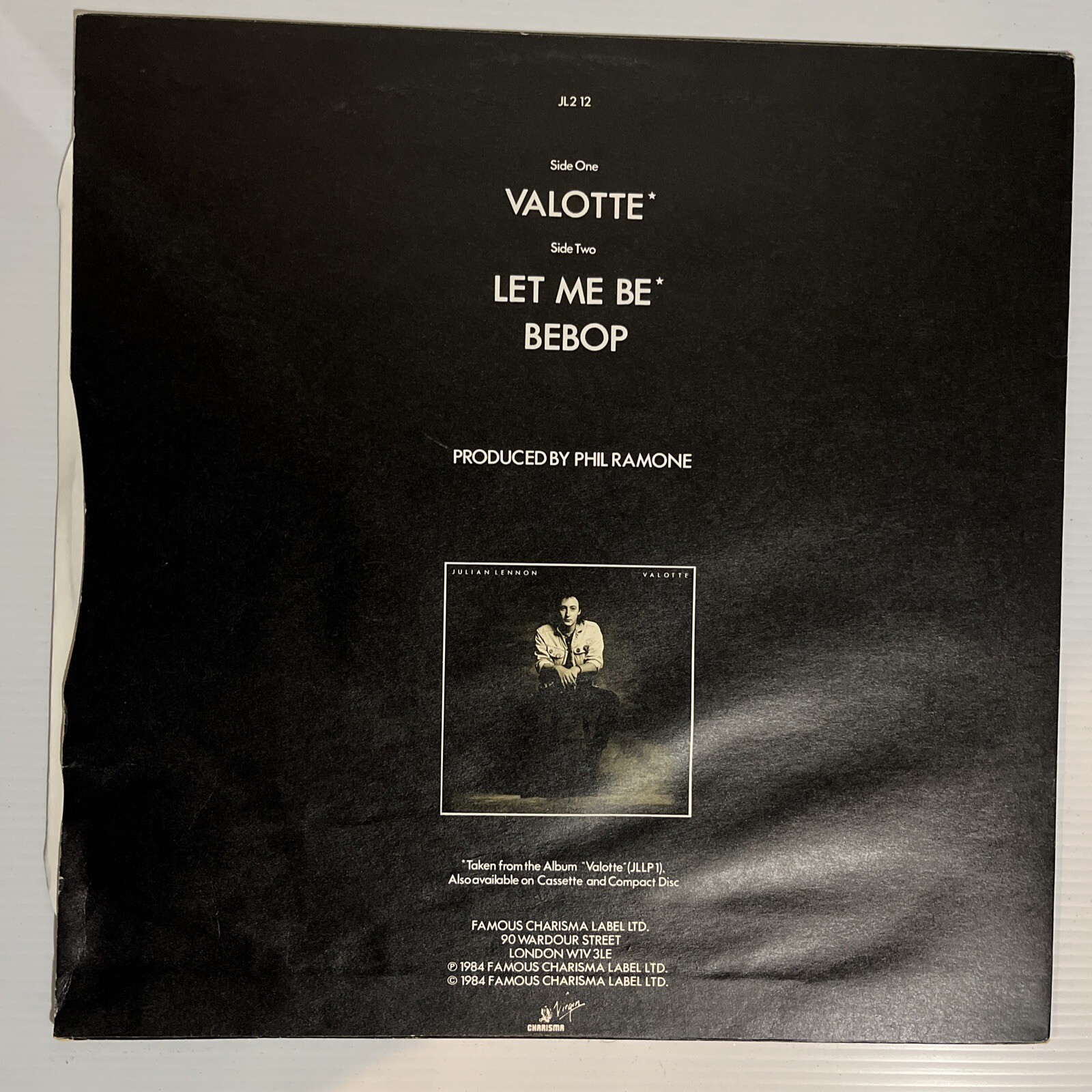Julian Lennon - Valotte 1984-12’ Limited Edition Vinyl Record | eBay