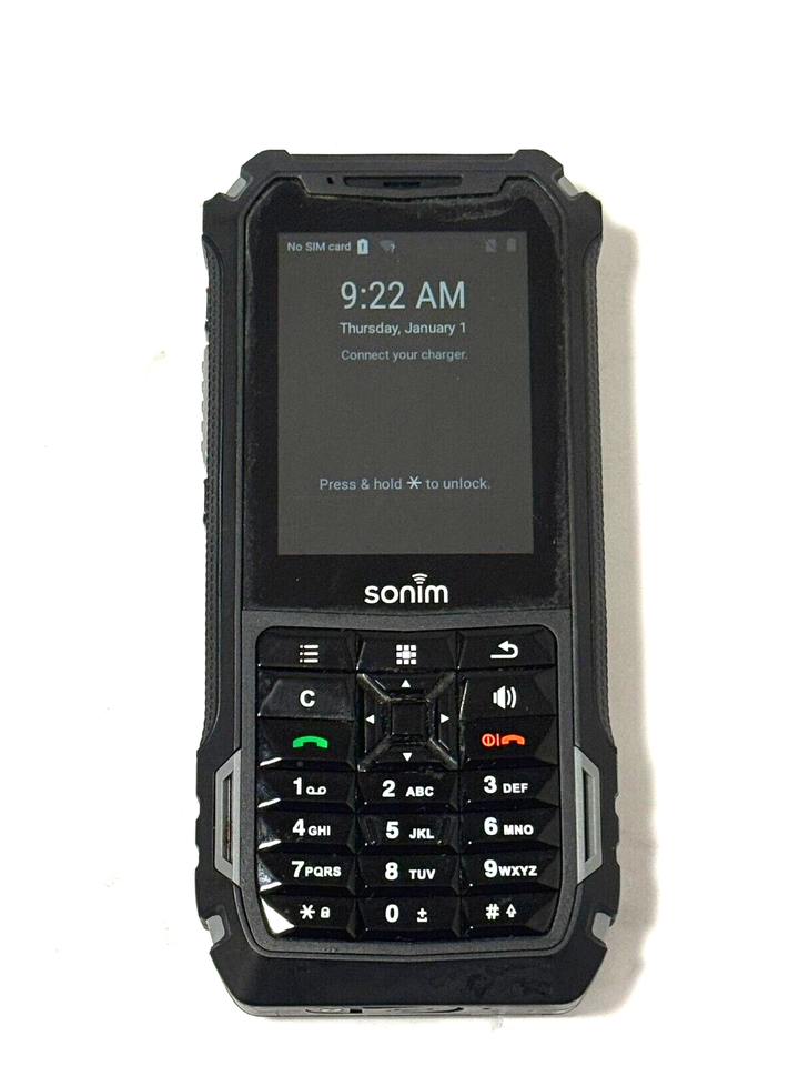 SONIM XP5 XP5800 GSM 16GB RUGGED PTT Wi-Fi 4G LTE BLACK AT&T | eBay