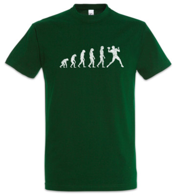 American Football Evolution T-Shirt Coach Fun Training Human Player ...