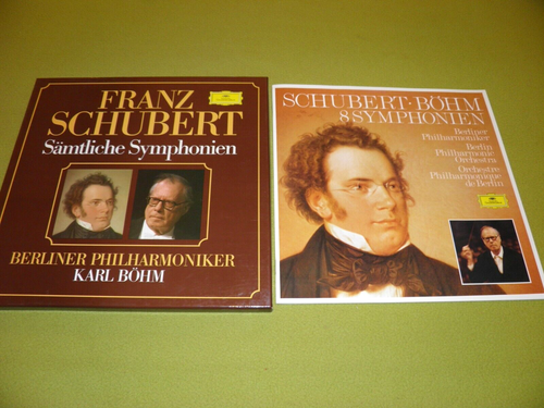 Schubert - 8 Symphonies (Complete) - Karl Bohm - DGG Stereo 5xLP Box EX ...