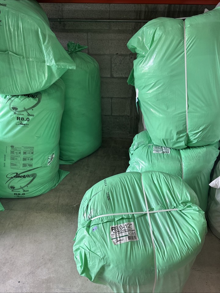 12" Silver Flex QuietFlex Insulated Flexible Duct R8 25' | eBay