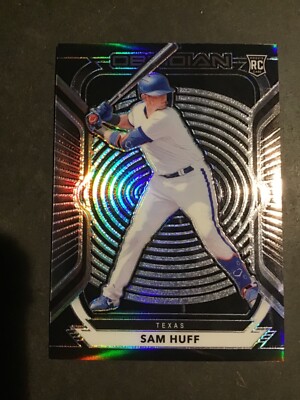 2021 Chronicles Baseball Sam Huff Obsidian Rookie Card Texas Rangers | eBay