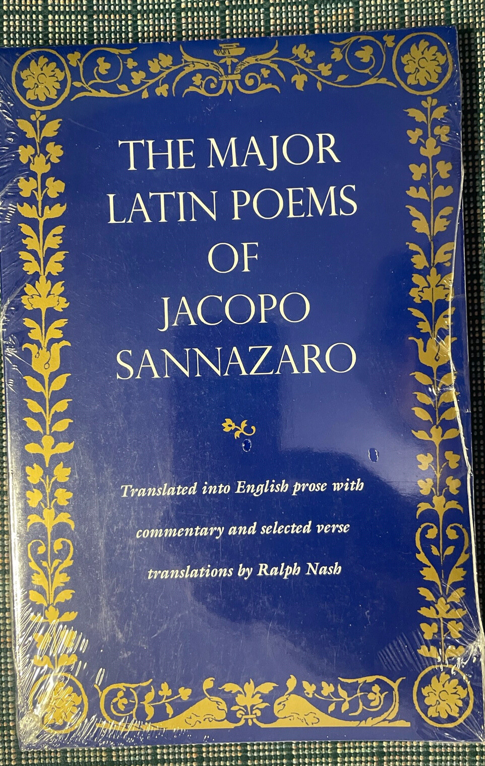 The Major Latin Poems of Jacopo Sannazaro by Jacopo Sannazaro (1996 ...