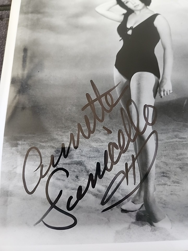 Annette Funicello Signed 8x10 Photo Autograph | eBay