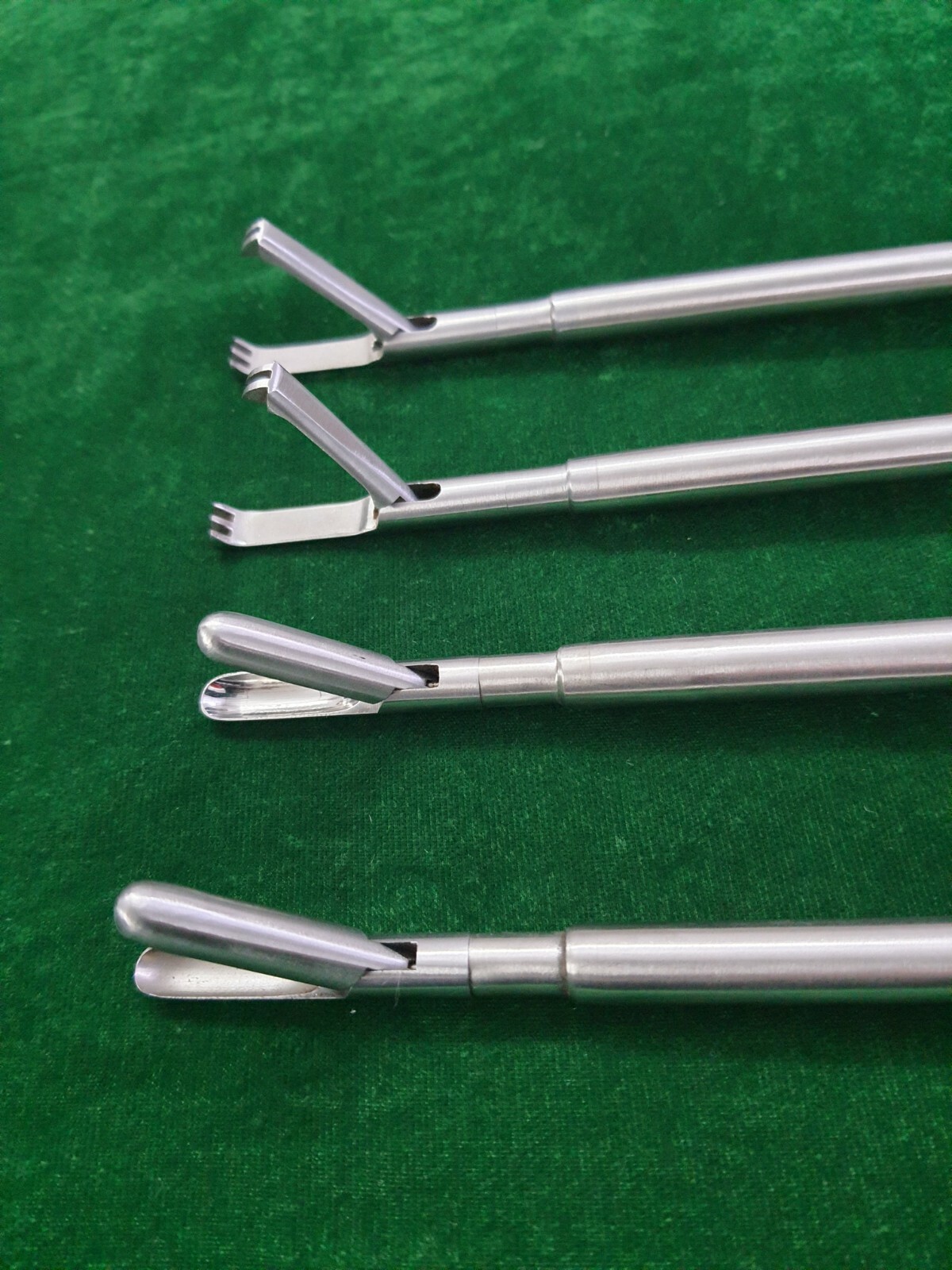 4pc Laparoscopic Gall Bladder Extractor & Stone Holding Forceps 10mm ...