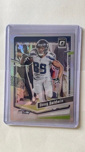 Doug Baldwin Silver Holo Prizm 2023 Donruss Optic Seattle Seahawks 176 ...