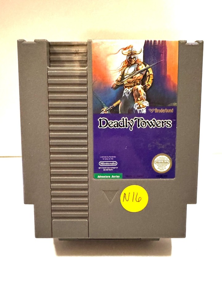 Deadly Towers NES Original Game (Nintendo Entertainment System, 1987 ...
