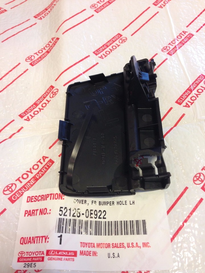 *NEW LEXUS RX350/450H FRONT LEFT BUMPER TOW HOOK COVER LH OEM CAP F ...