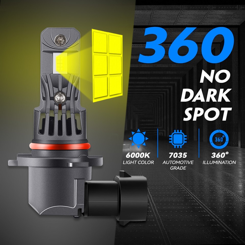 6000K 9005 HB3 Halogen LED Headlight Bulb For Toyota Sienna Camry ...