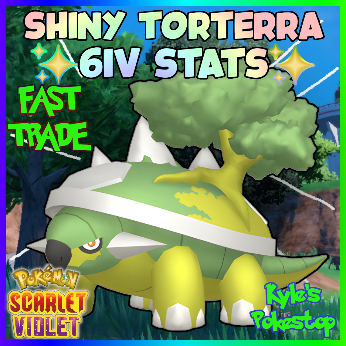 6IV SHINY EMPOLEON + TORTERRA + INFERNAPE POKEMON SCARLET AND VIOLET 3 ...