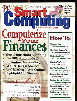Smart Computing Magazine February 1998 Finances FAA EX w/ML ...