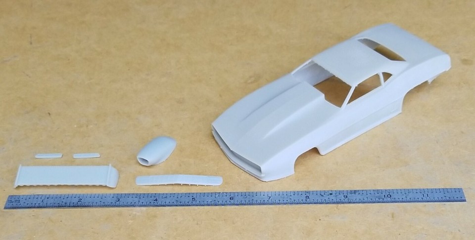 ABS-LIKE RESIN 3D PRINTED 1/25 1969 CAMARO PRO MOD BODY SET. DRAG | eBay