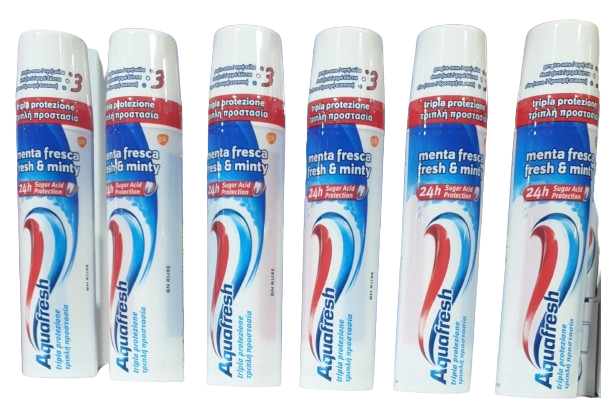 6x New Colgate ,Cool Stripe, max White, Aquafresh Toothpaste Pump ...