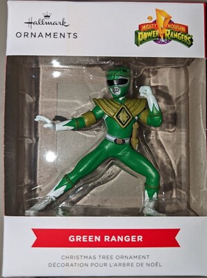 Hallmark Green Power Ranger Tommy Oliver Christmas Ornament New 2022 | eBay