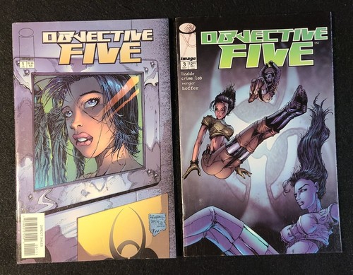Objective Five #1 & 3 2000 Image Comics | eBay