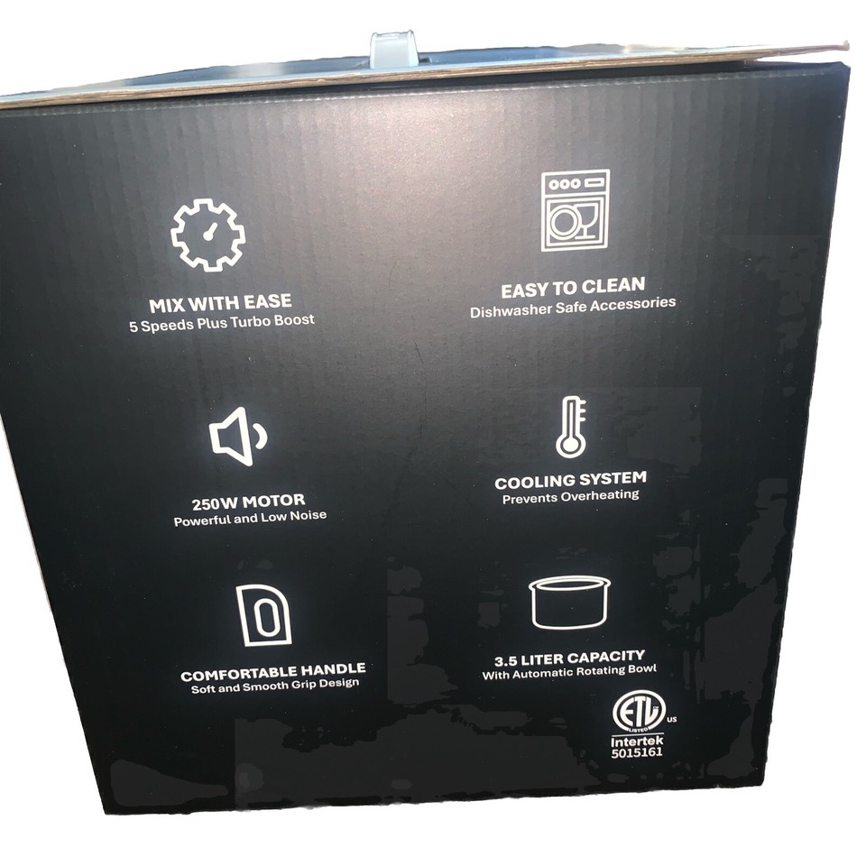 Kitchen Ace 2-in-1 Stand Mixer And Hand Mixer Combo- Brand New In Box ...