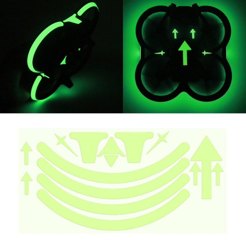 Luminous Stickers Lightweight Fluorescent Decals Night Flight Sticker ...