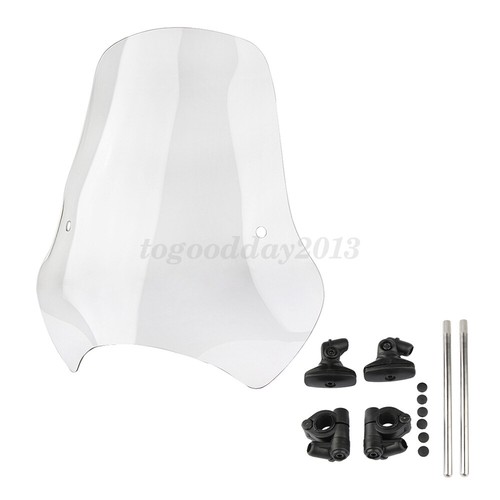 Motorcycle Windshield Windscreen 7/8" & 1" Handlebar Mount Hardware For ...