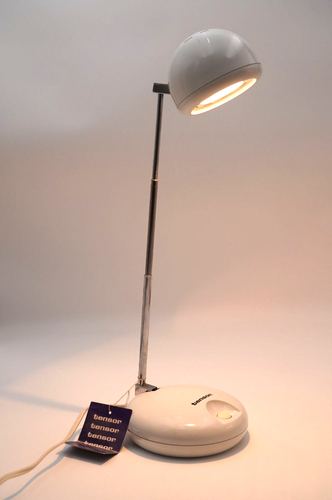 Tensor Model 650 Adjustable Desk Lamp, White Telescoping Dome-Head Task ...