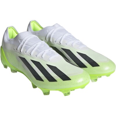 $260 Adidas X Crazyfast.1 FG White Green Soccer Cleats HQ4516 Men’s ...
