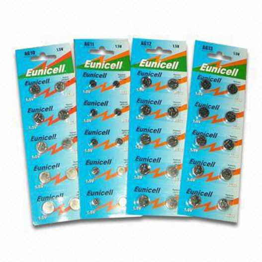 10 x 1.55V Button Cell Watch Battery Batteries AG1 SR60 SG1 LR60 134 ...